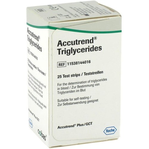 Roche Accutrend Test Strips 25 Triglycerides - Loreto Pharmacy