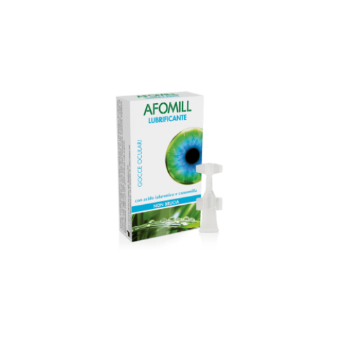 Montefarmaco Afomill Moisturizing Lubricant Eye Drops 10 Vials