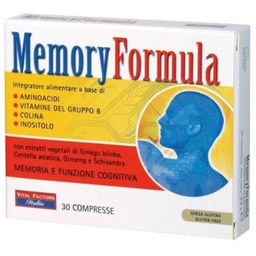 Memory Formula Food Supplement 30 Tablets