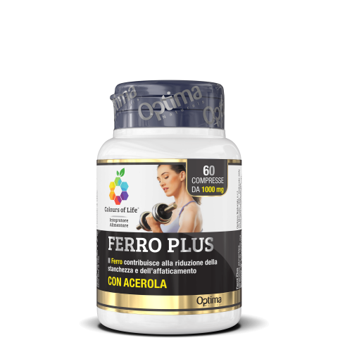 Ferro Plus With Acerola Colors Of Life 60 Tablets-Farmacia Loreto