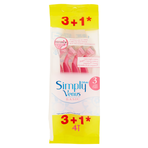 Gillette Simply Venus 3 + 1 Razors
