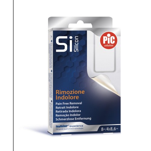 SI Silicon PIC 8 Patches 4x8.6 cm - Loreto Pharmacy