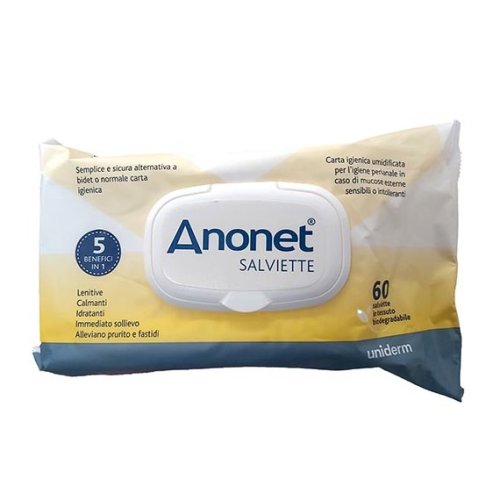 Anonet Wipes Uniderm 60 Pcs - Loreto Pharmacy