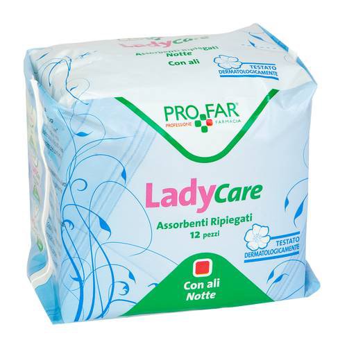 LadyCare Sanitary napkins with wings 12 Pieces - Farmacia Loreto