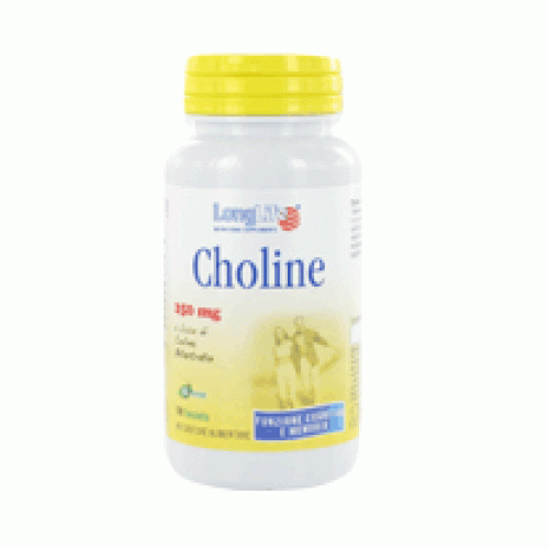 Choline 250mg LongLife 100 Tablets Coated - Loreto Pharmacy
