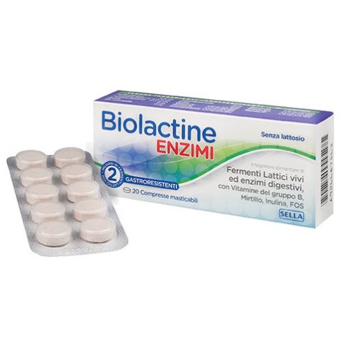 Sella Biolactine Enzymes Food Supplement 20 Tablets