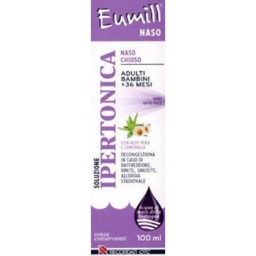 Recordati Eumill Nose Spray Hypertonic Solution 100ml