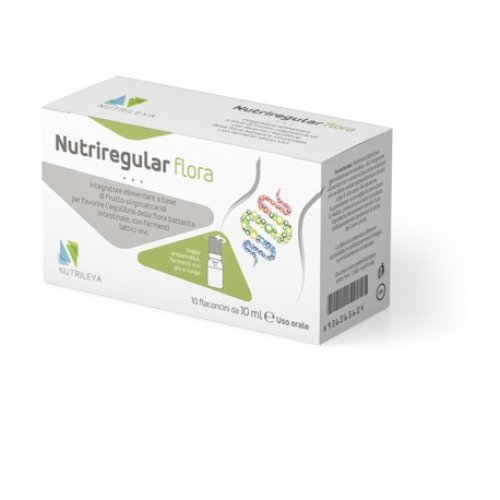 Nutrileya Nutriregular Flora Food Supplement 10 Vials 10ml