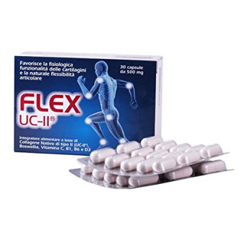 Flex UC II Food Supplement 30 Capsules of 500mg