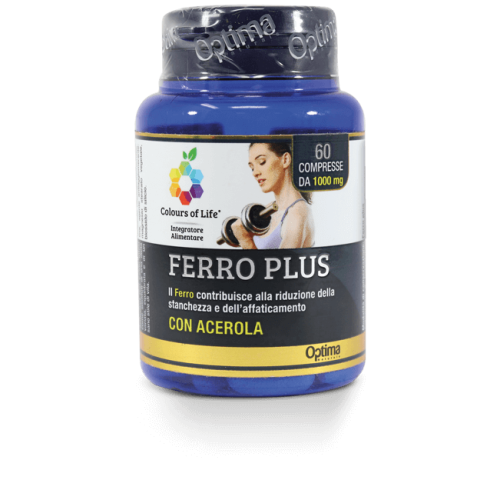 Ferro Plus With Acerola Colors Of Life 60 Tablets-Farmacia Loreto