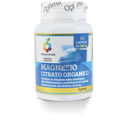 Magnesium Citrate Colors Of Life 60 Tablets - Loreto Pharmacy