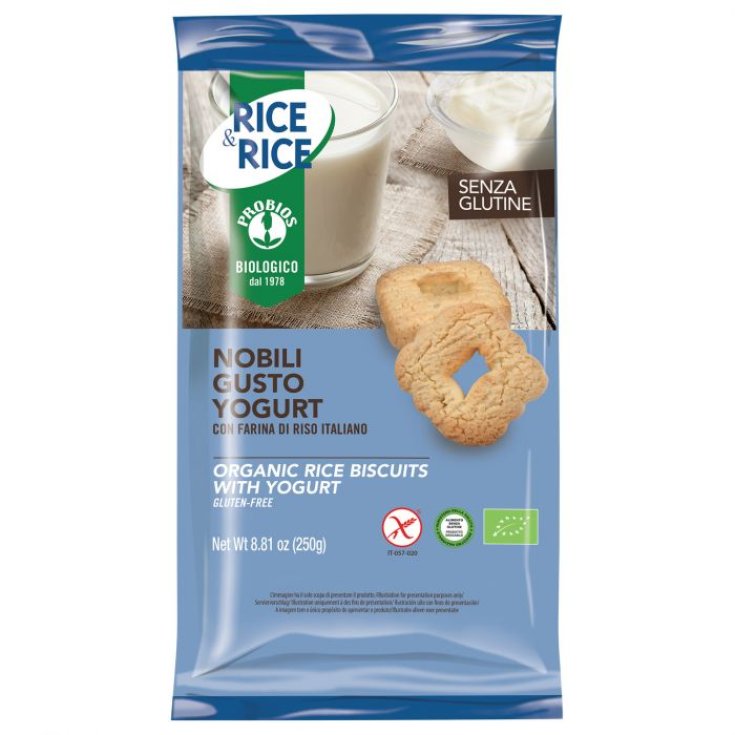 Rice & Rice Nobili Di Riso With Yogurt Probios 250g - Farmacia Loreto