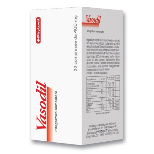 Vasodil Phytovit 30 Tablets - Loreto Pharmacy