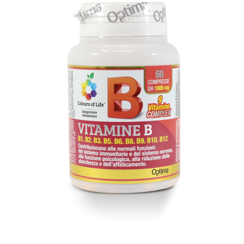 Vitamins B Complex Colors Of Life 60 Tablets - Loreto Pharmacy