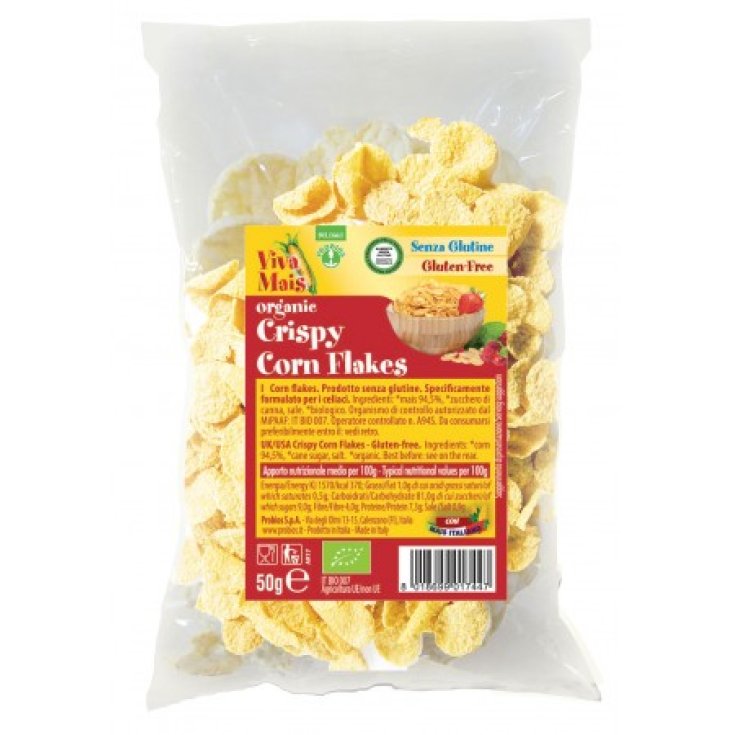 Viva Mais Crispy Corn Flakes Probios 50g - Loreto Pharmacy