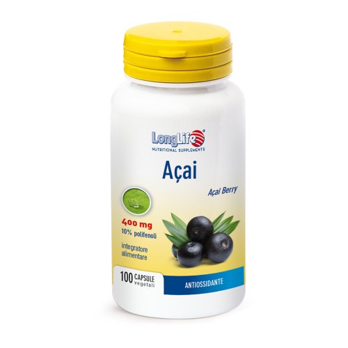 Açai 400mg LongLife 100 Vegetable Capsules - Loreto Pharmacy