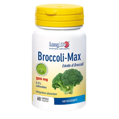Broccoli-Max 500mg LongLife 60 Vegetable Cps - Loreto Pharmacy