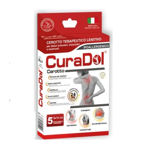 5 Soothing Therapeutic Patches CuraDol 9x14cm - Loreto Pharmacy