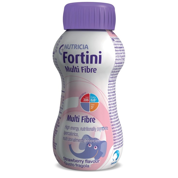 Fortini Multi Fiber Taste Strawberry Nutricia 200ml - Loreto Pharmacy