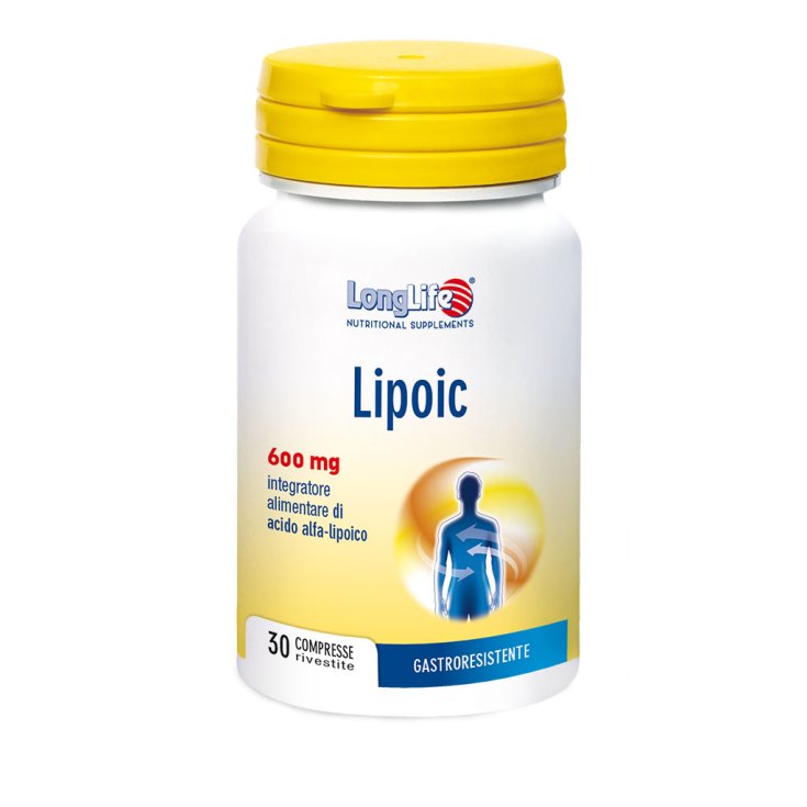 Lipoic 600mg LongLife 30 Coated Cpr - Loreto Pharmacy